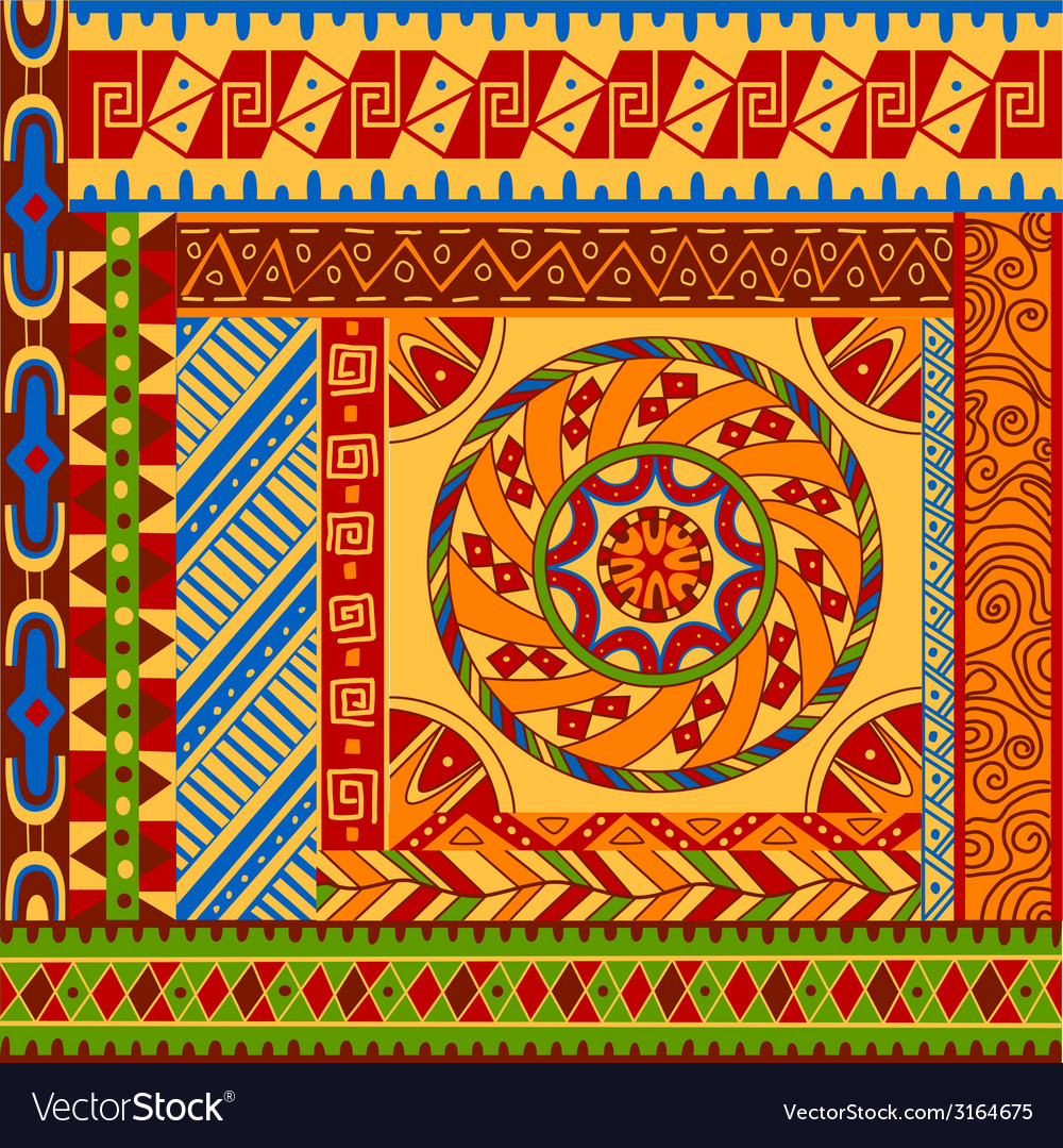 Ethnic patterns Royalty Free Vector Image - VectorStock