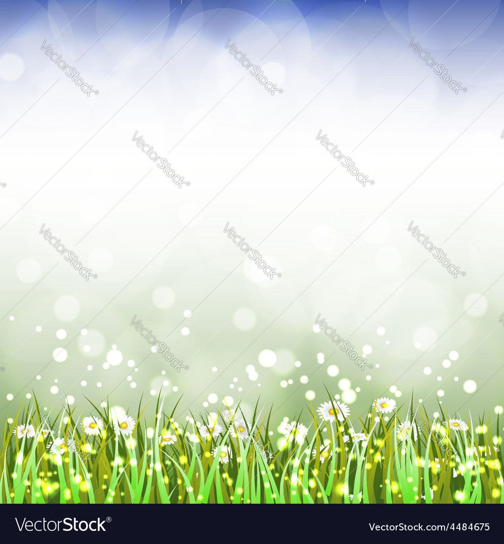 Magic spring background Royalty Free Vector Image