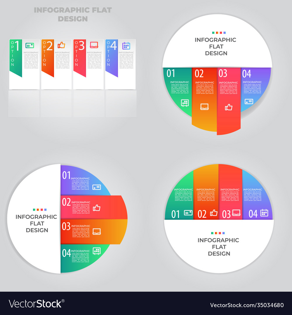 Business data visualization process chart Vector Image