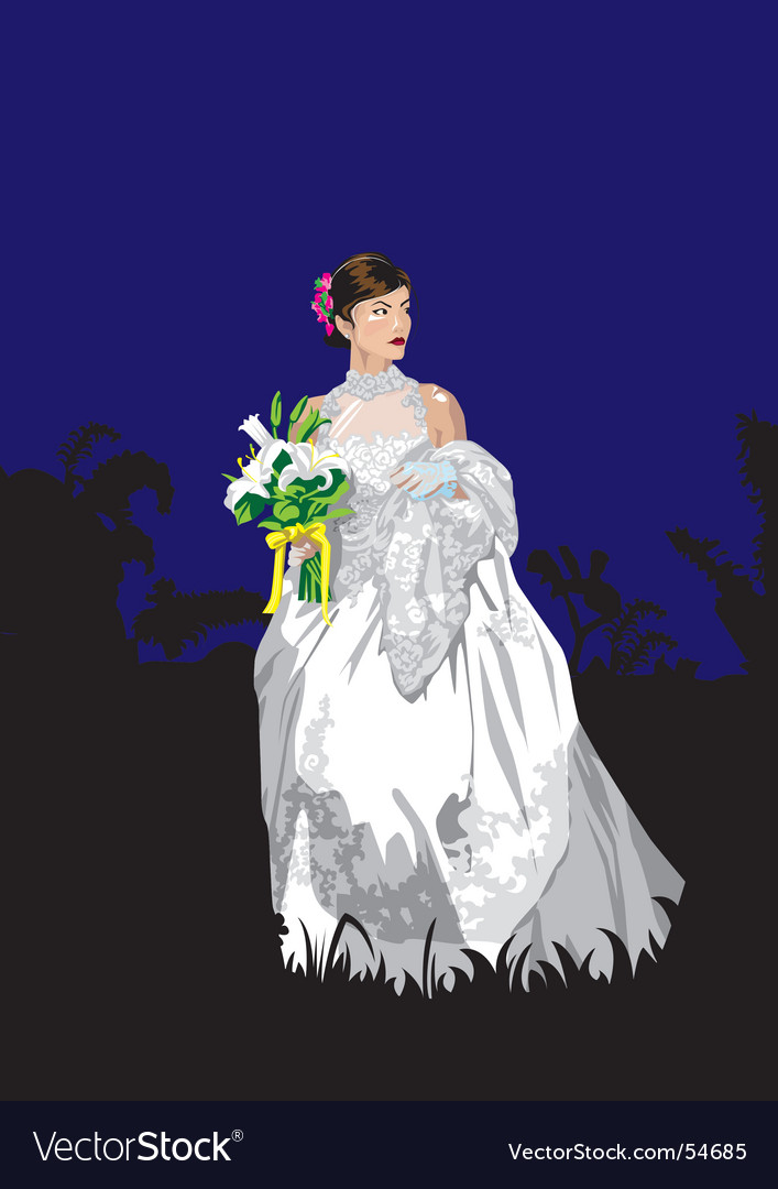 Bride Royalty Free Vector Image - VectorStock