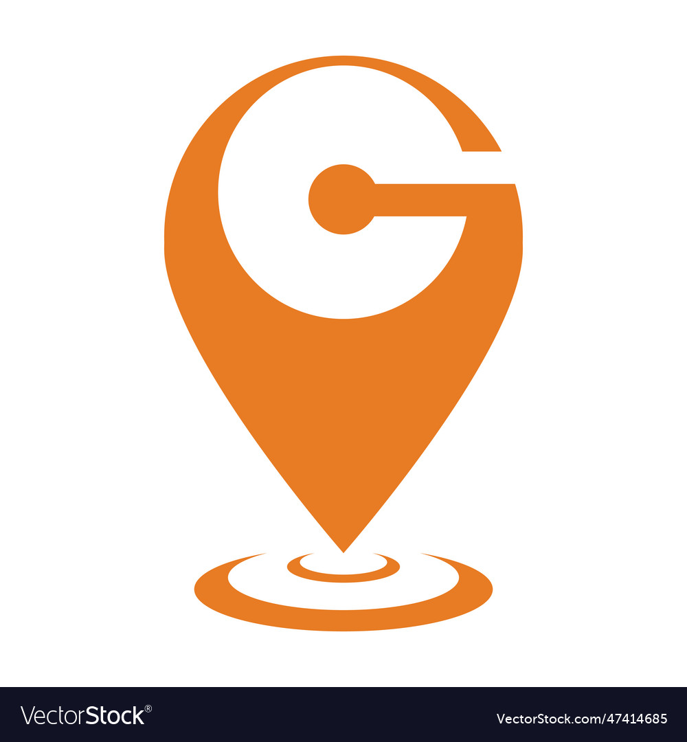 Map logo location Royalty Free Vector Image - VectorStock