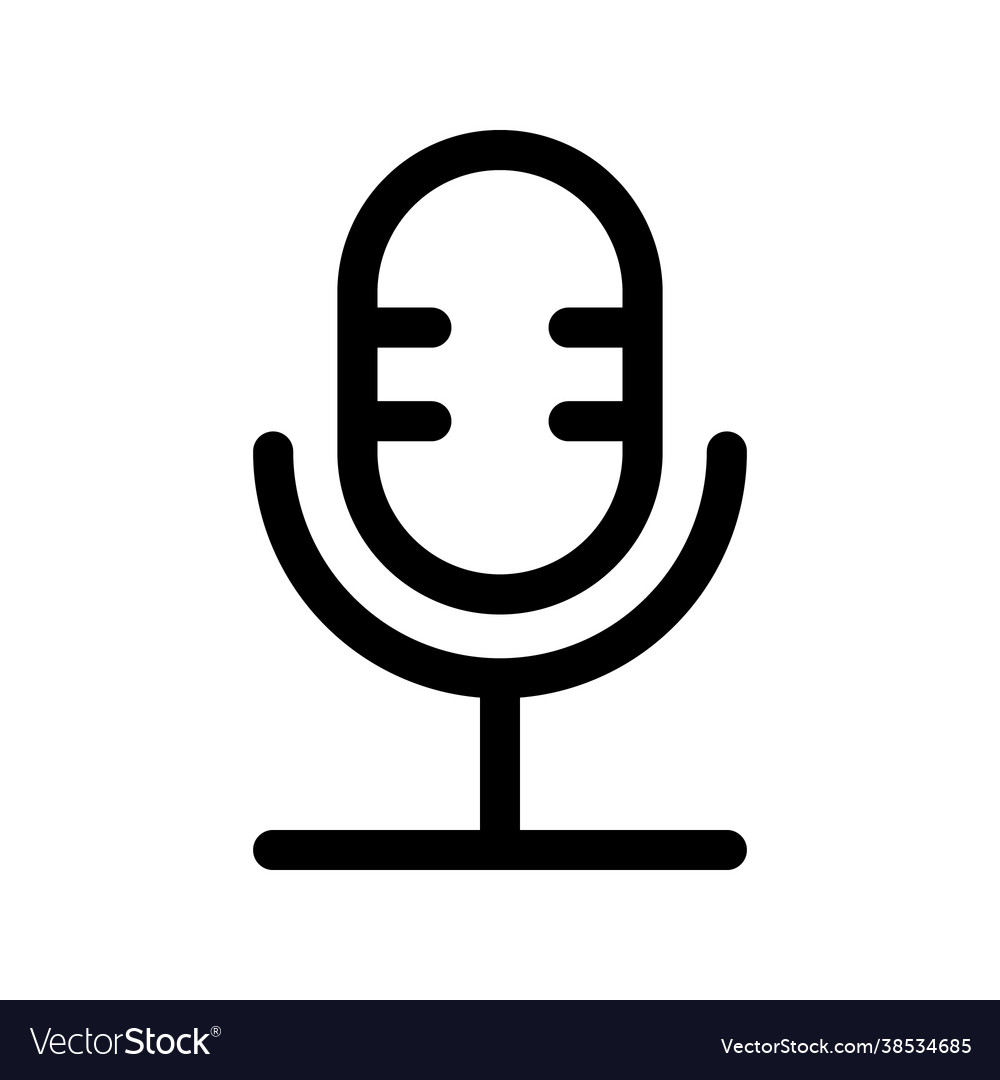 Microphone Royalty Free Vector Image - VectorStock