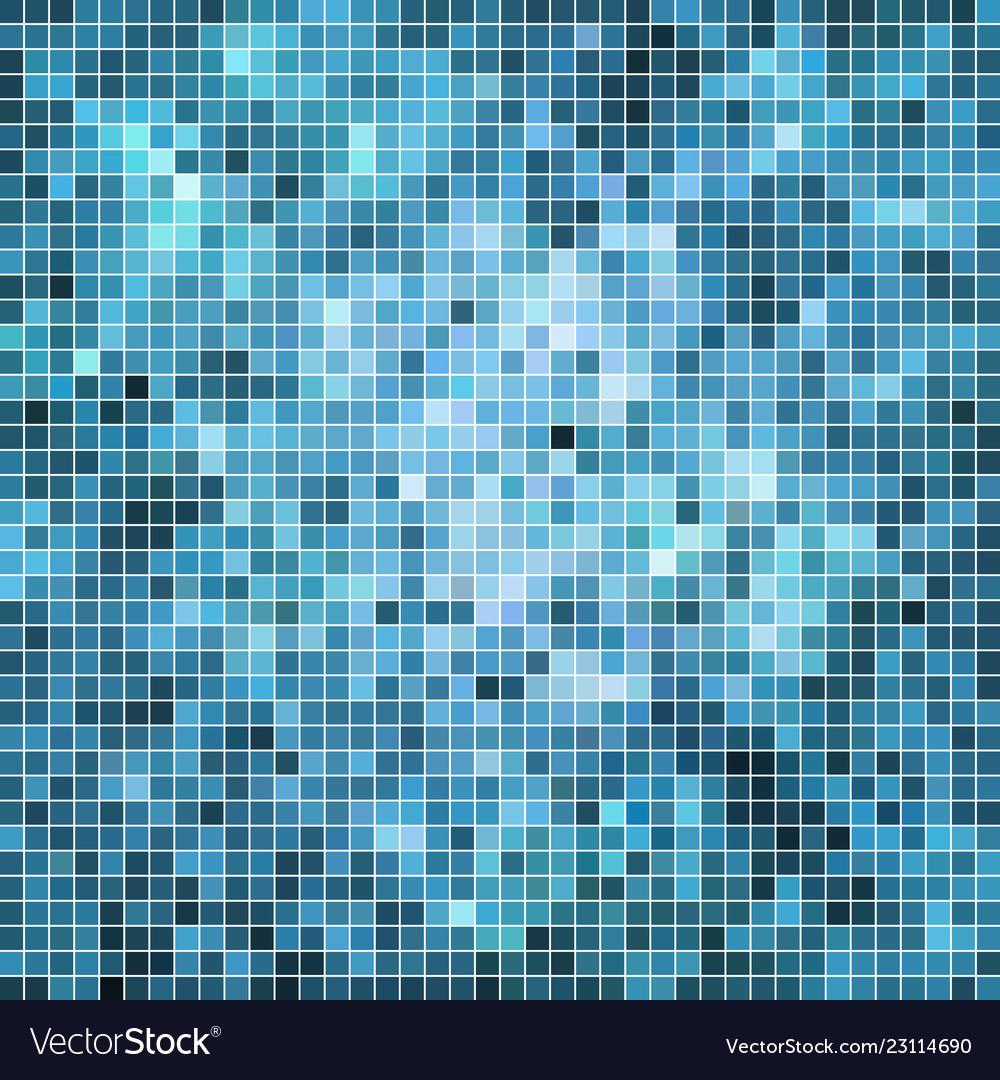 Abstract square pixel mosaic background Royalty Free Vector