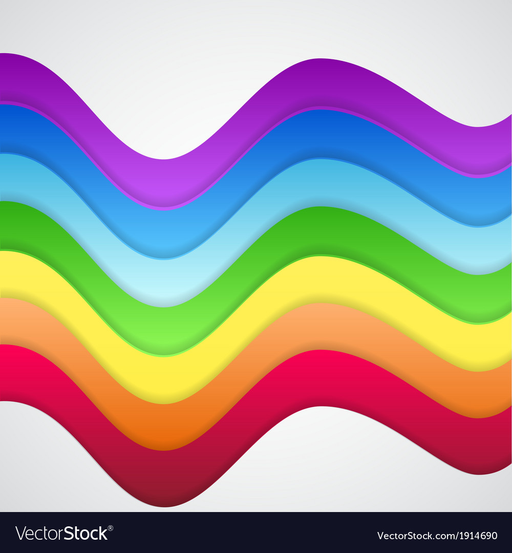 Beautiful Abstract Rainbow Background Royalty Free Vector