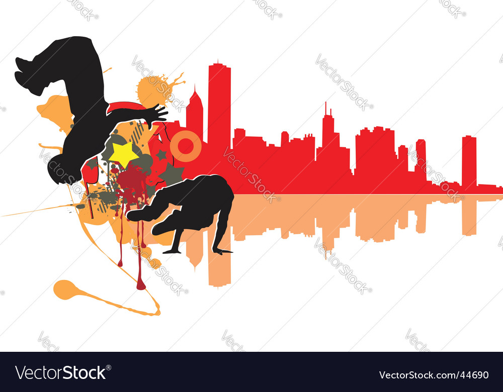 Break dance Royalty Free Vector Image - VectorStock