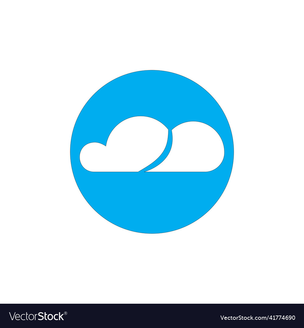Cloud logo Royalty Free Vector Image - VectorStock