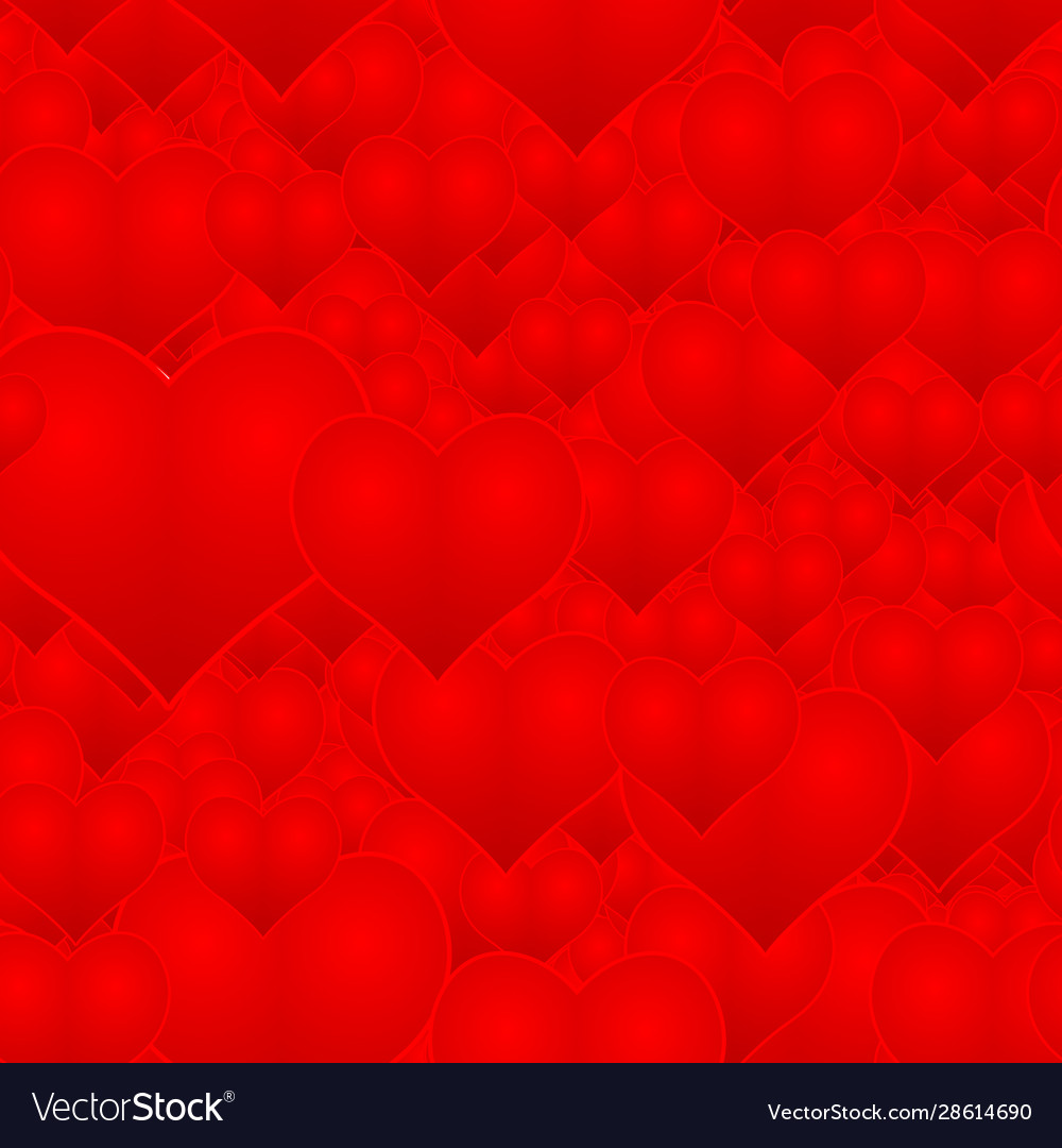 Heart seamless pattern Royalty Free Vector Image