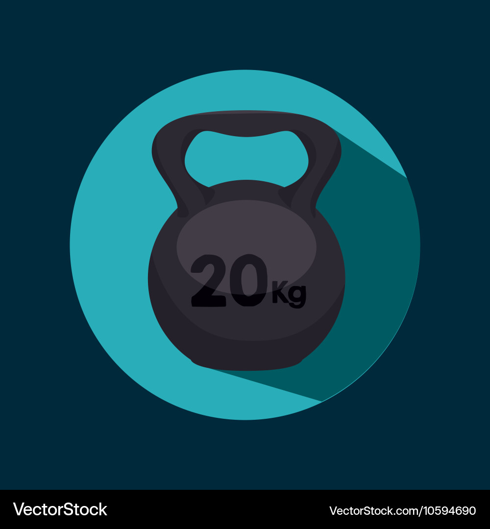 Icon dumbbell barbell design Royalty Free Vector Image