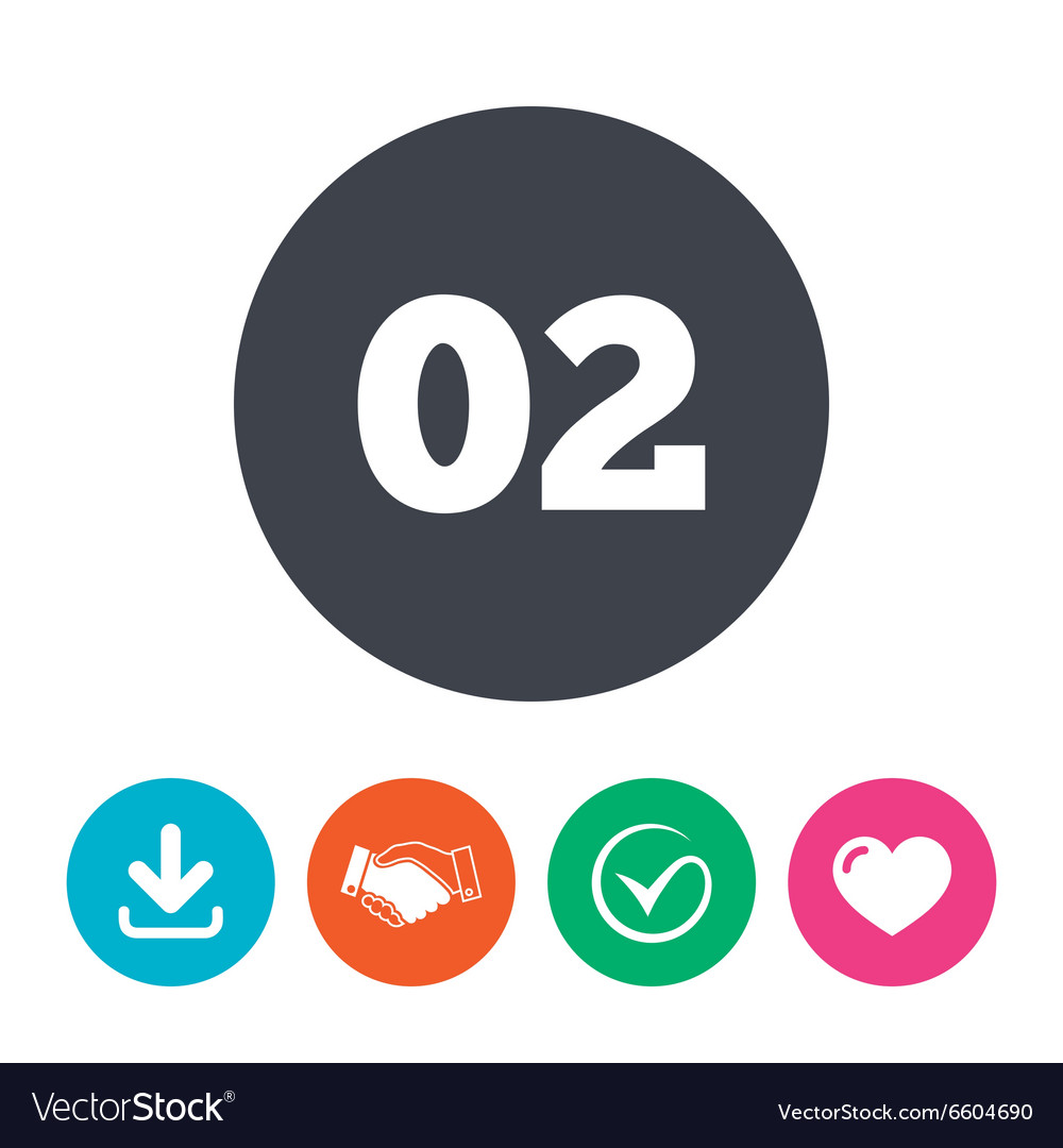 Second step sign loading process symbol Royalty Free Vector