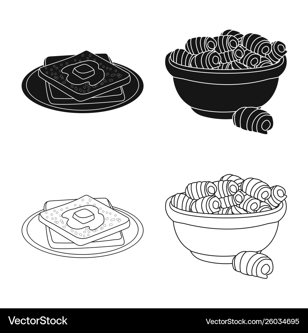 Creamy and product logo Royalty Free Vector Image
