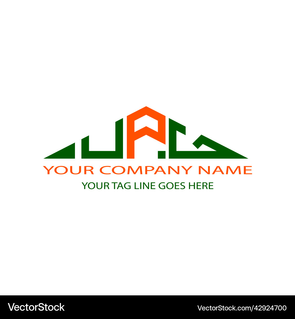 Upg letter logo creative design with graphic Vector Image