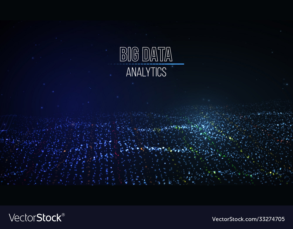 Business intelligence technology background binary