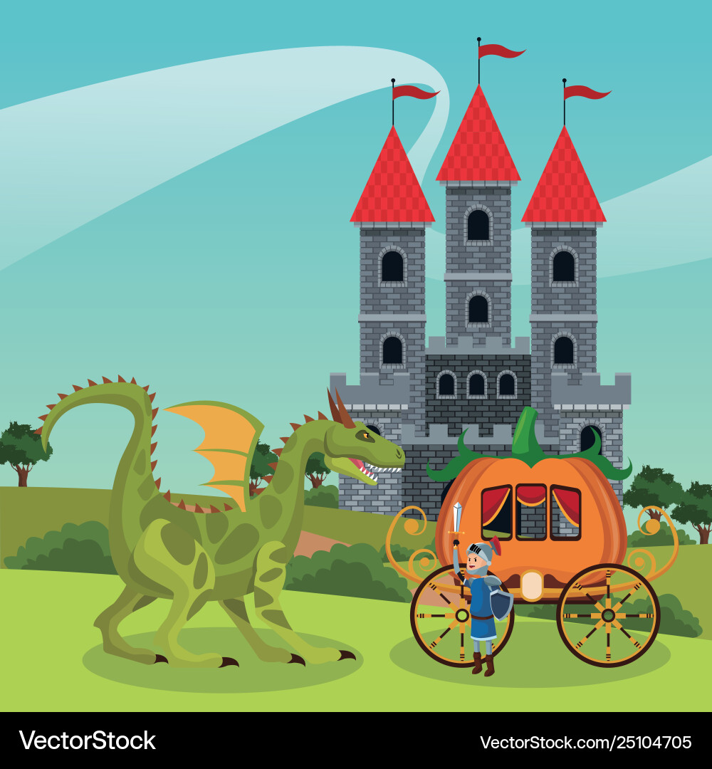 Fairy stories cartoons Royalty Free Vector Image