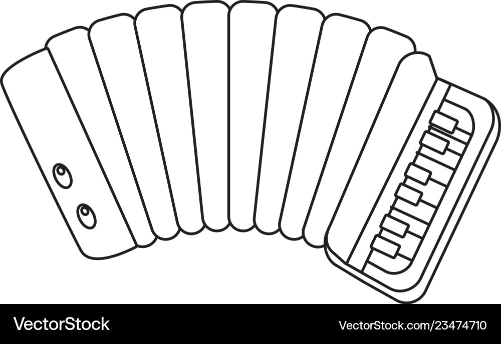 Music instrument cartoon Royalty Free Vector Image