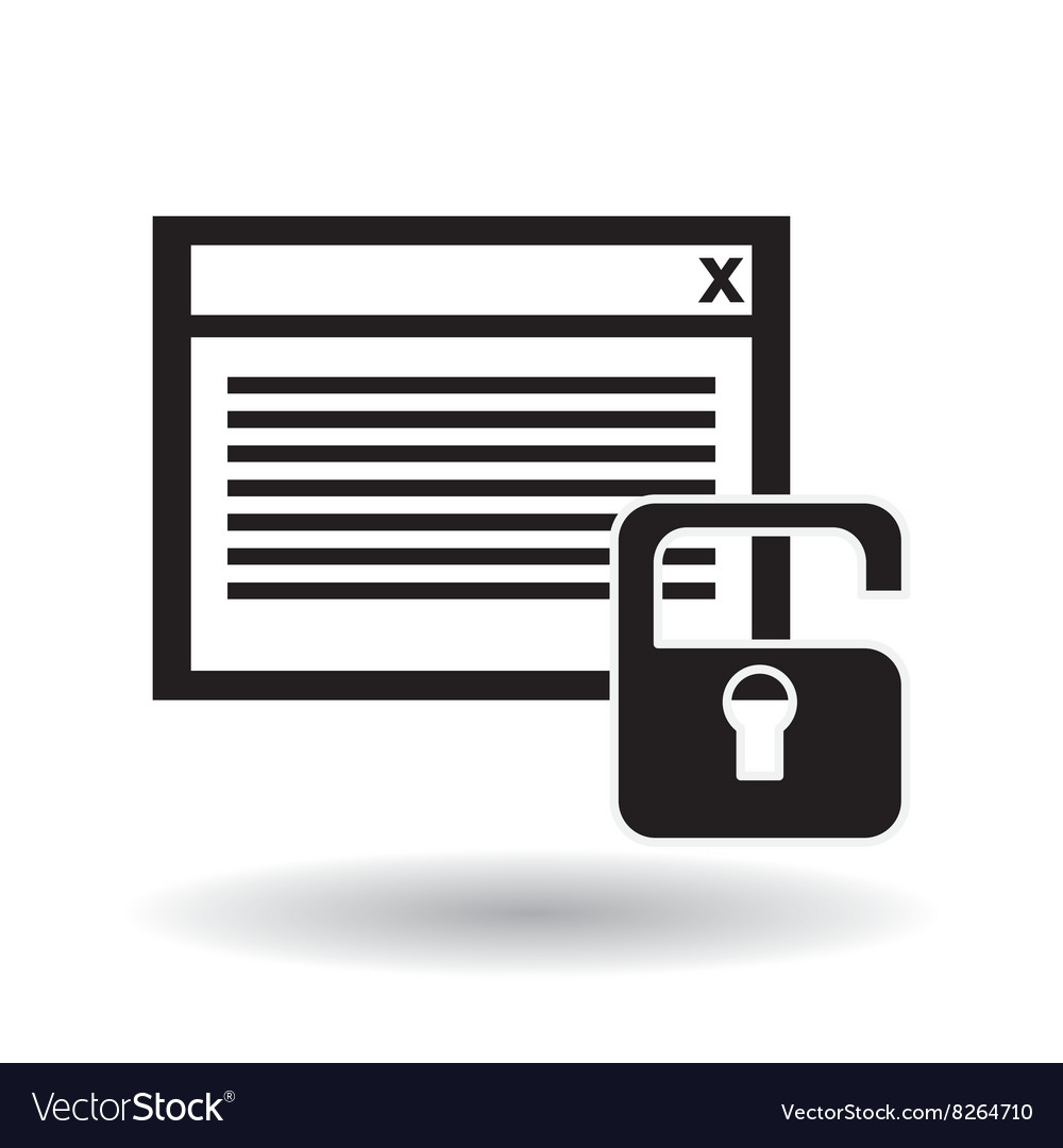 Security system design Royalty Free Vector Image