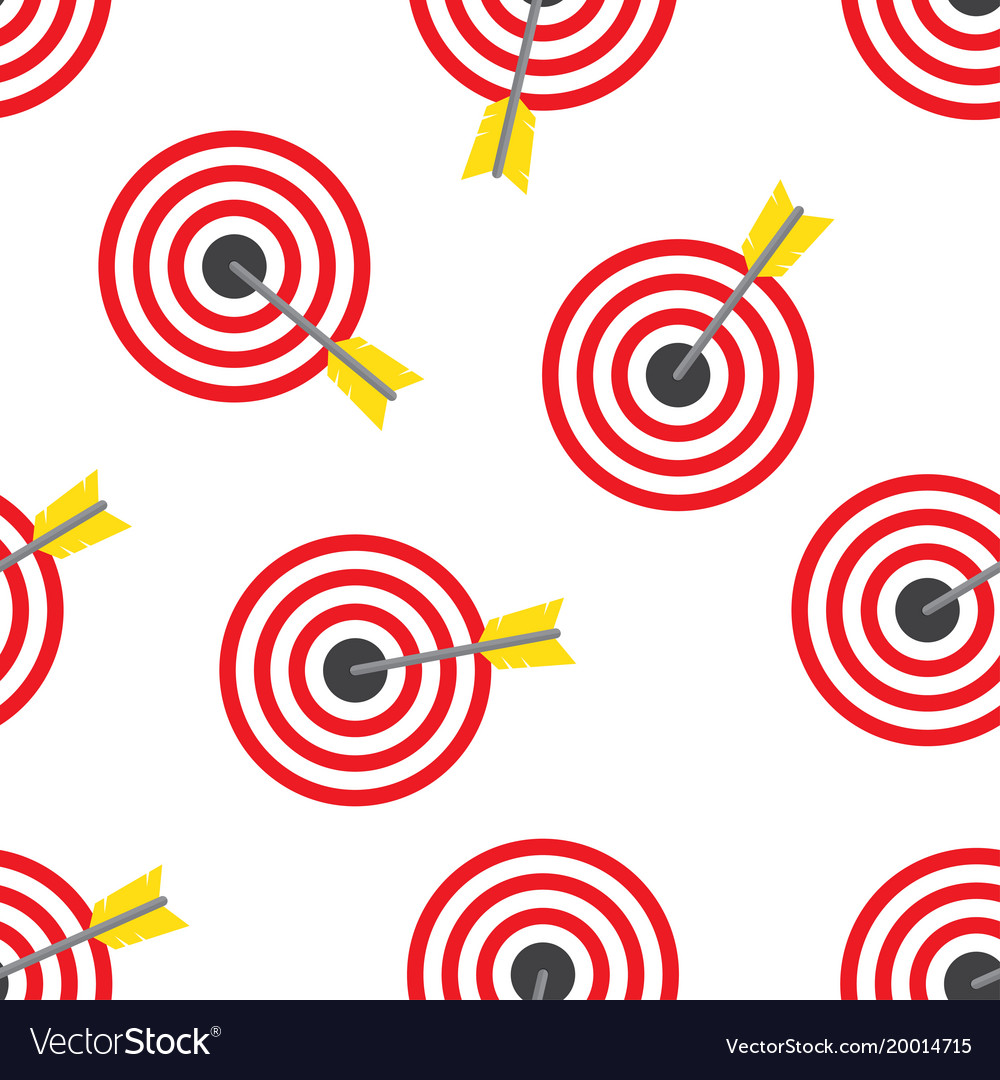 Archery seamless pattern Royalty Free Vector Image