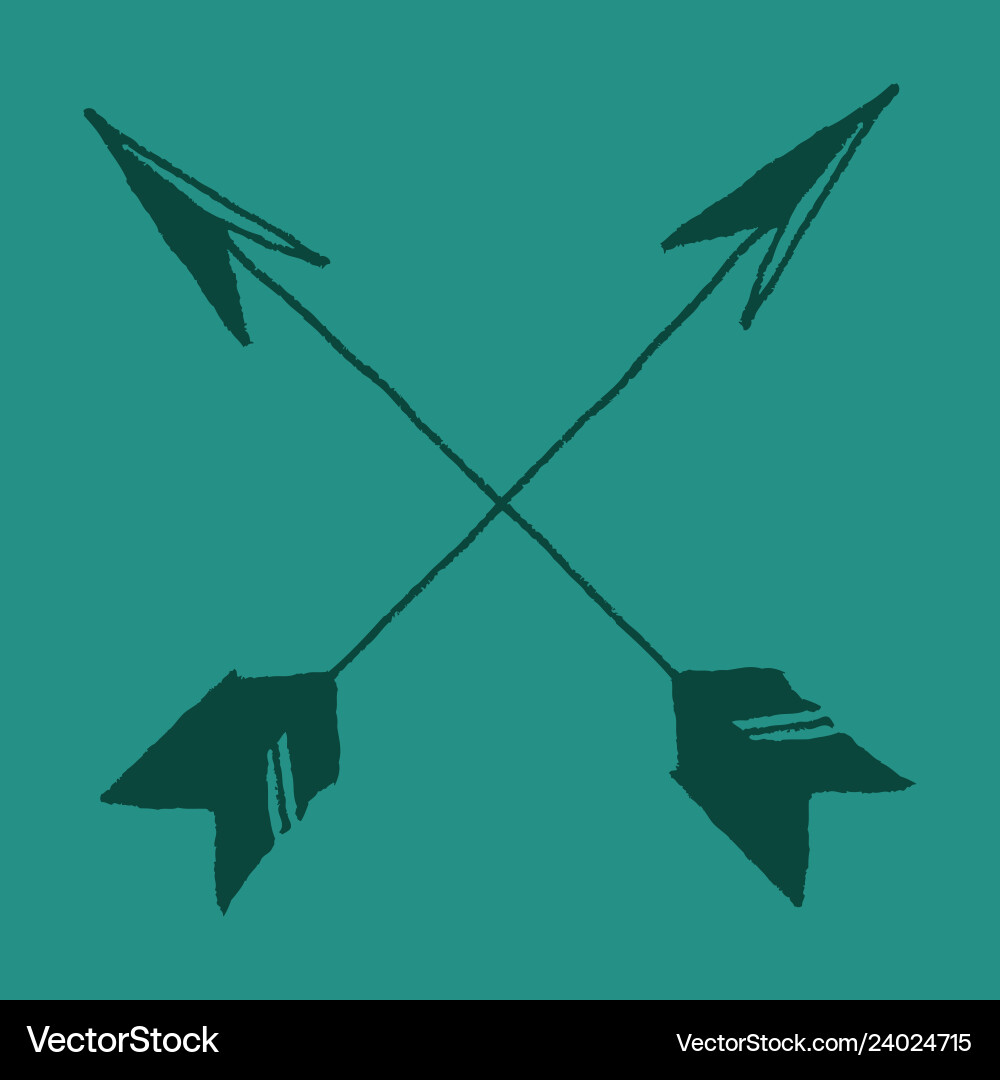 Arrows collection with elegant style and black Vector Image