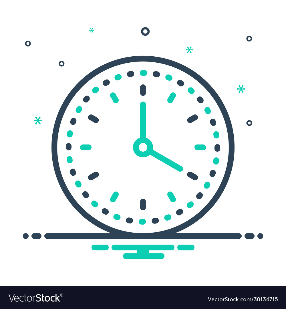 Clock Royalty Free Vector Image - VectorStock