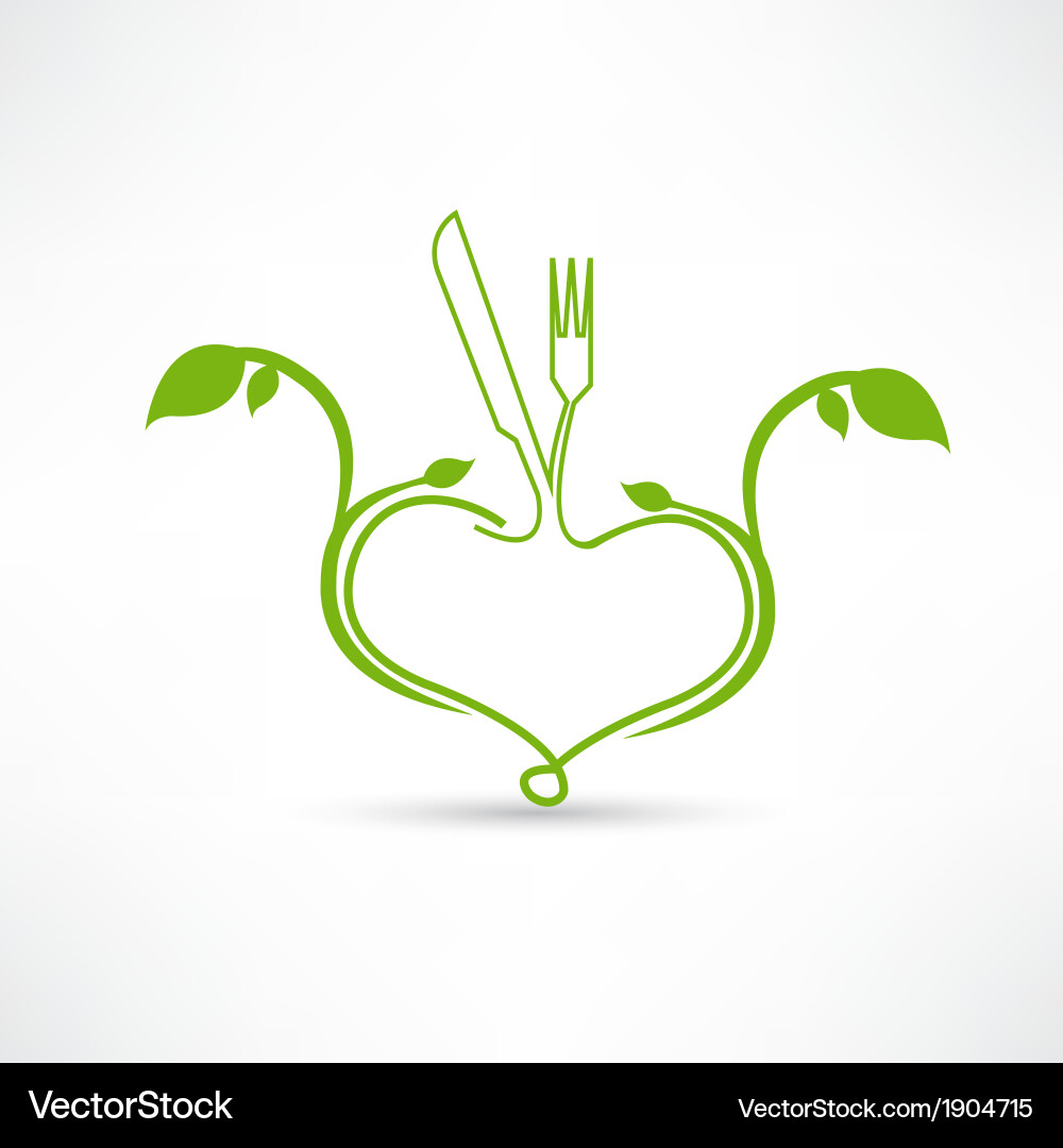Natural food icon Royalty Free Vector Image - VectorStock