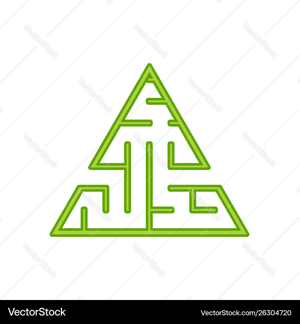 Abstract labyrinth game for kids puzzle Royalty Free Vector