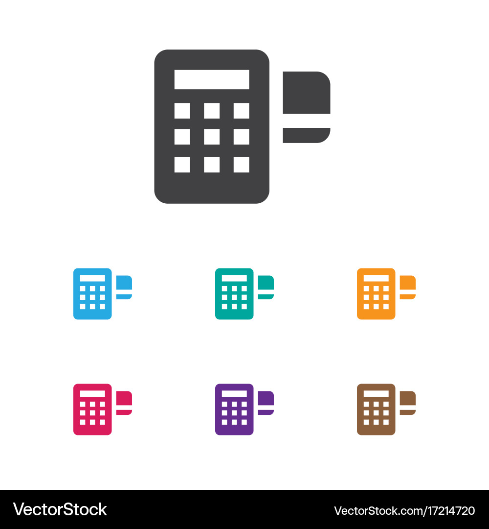 Business symbol on card Royalty Free Vector Image