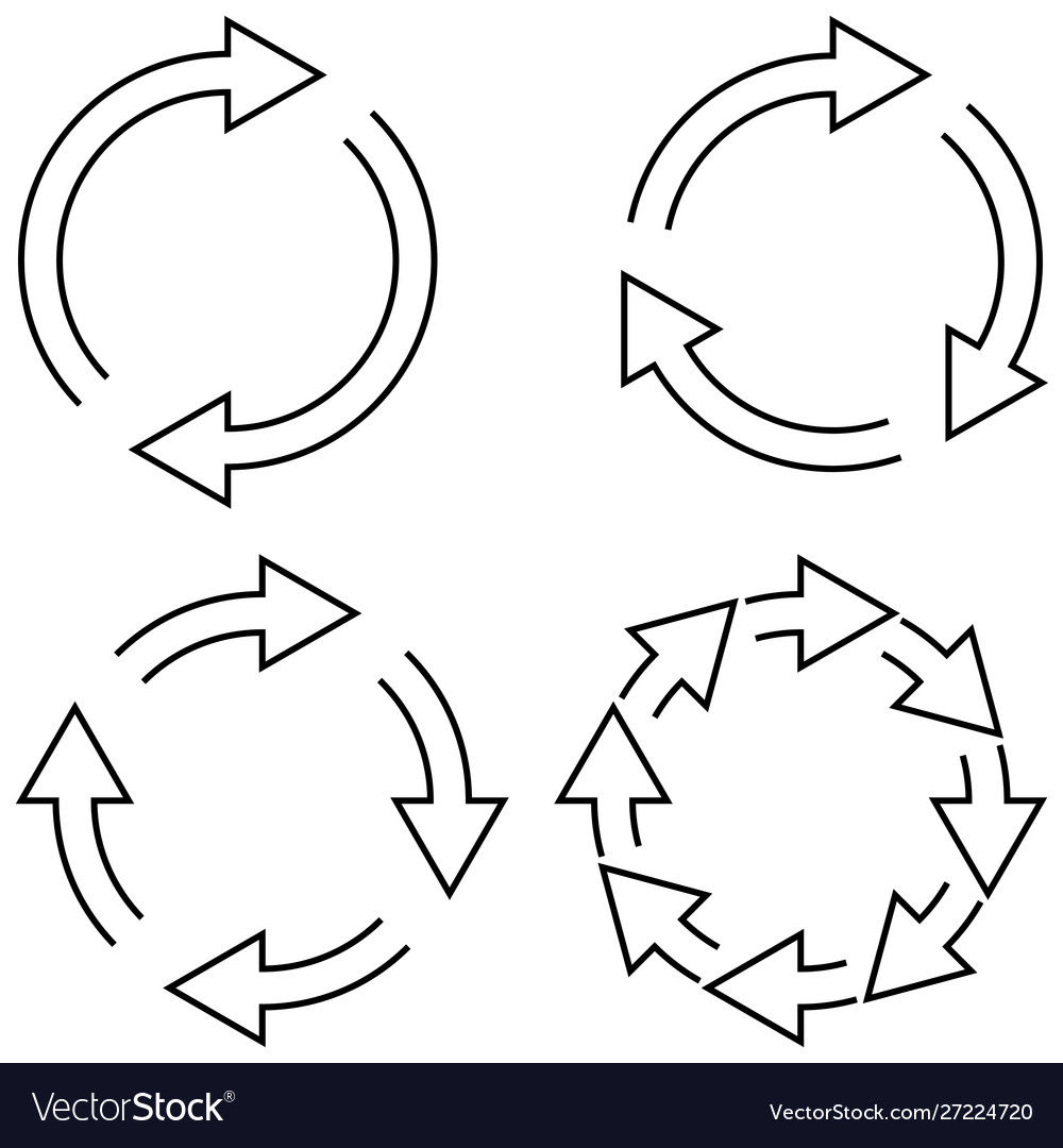 Sign reload refresh icon spinning arrows in circle