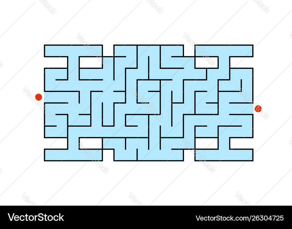 Abstract labyrinth game for kids puzzle Royalty Free Vector