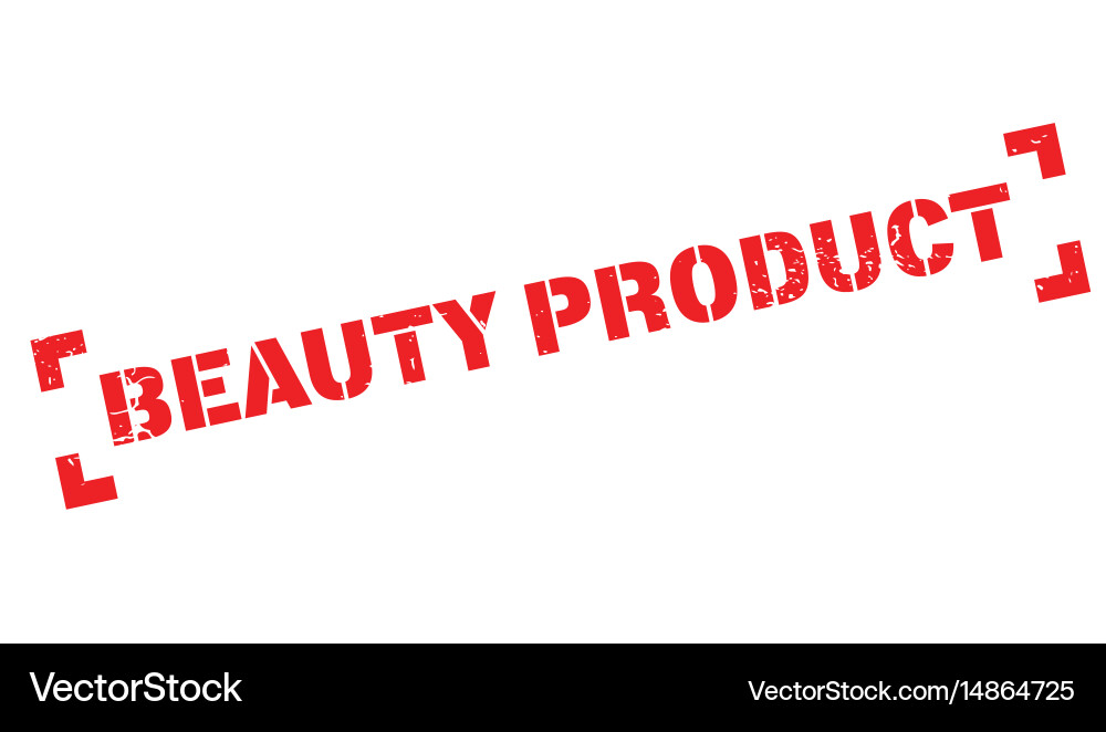Beauty product rubber stamp Royalty Free Vector Image