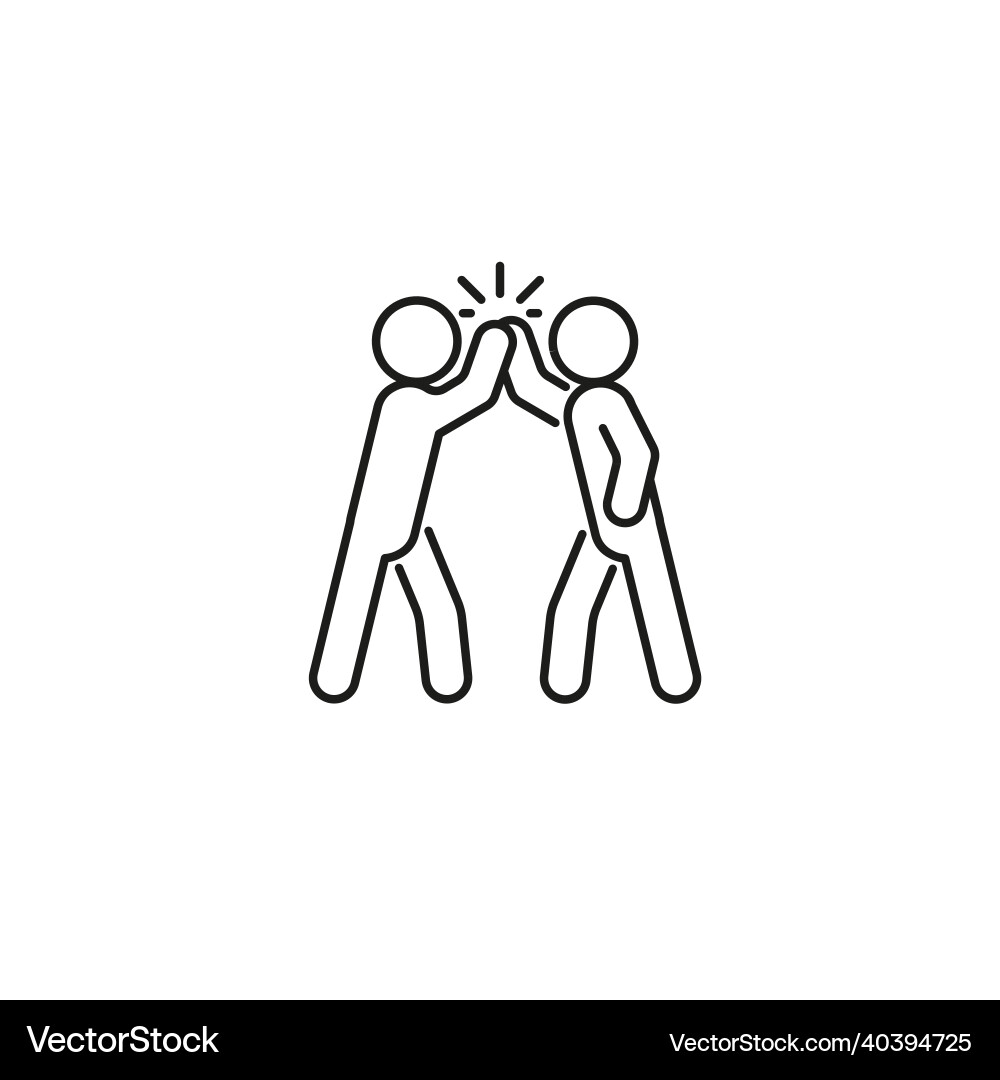 Greet your partner with handshake business Vector Image