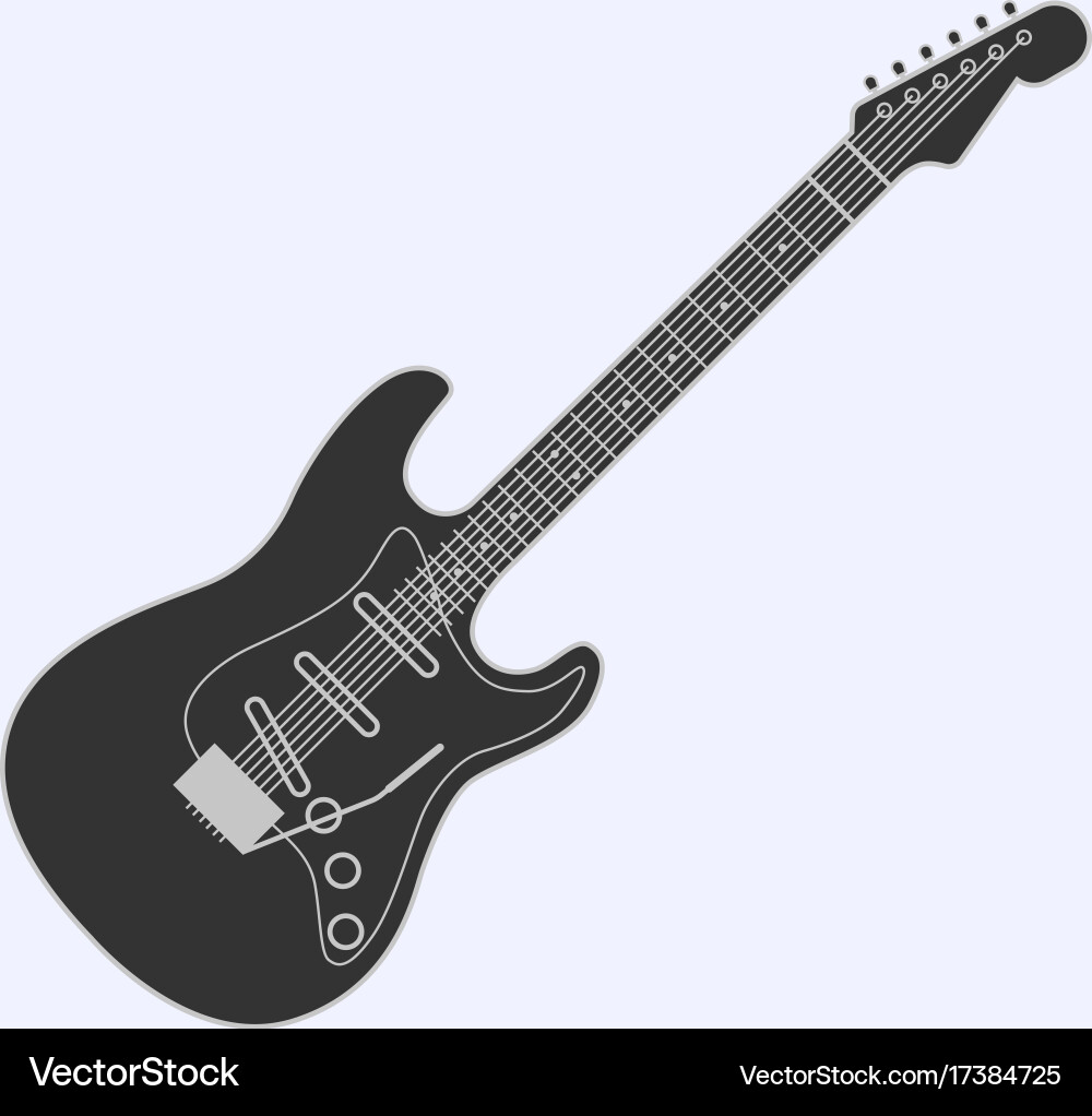 Guitar icon simple Royalty Free Vector Image - VectorStock