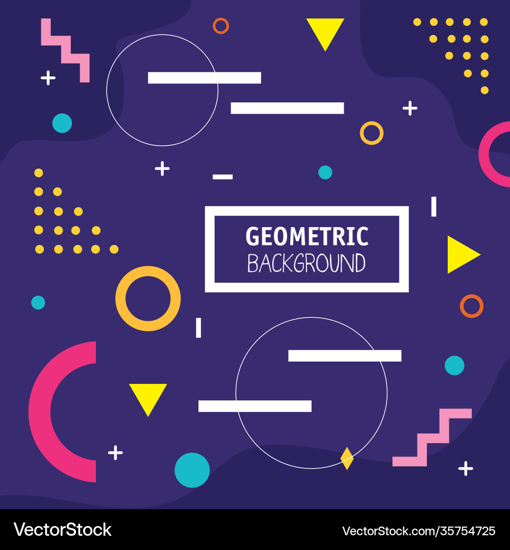 Purple color geometric minimal background Vector Image
