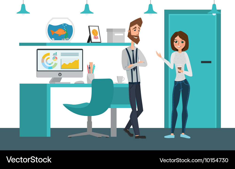 Business professional work Businesspeople or Vector Image