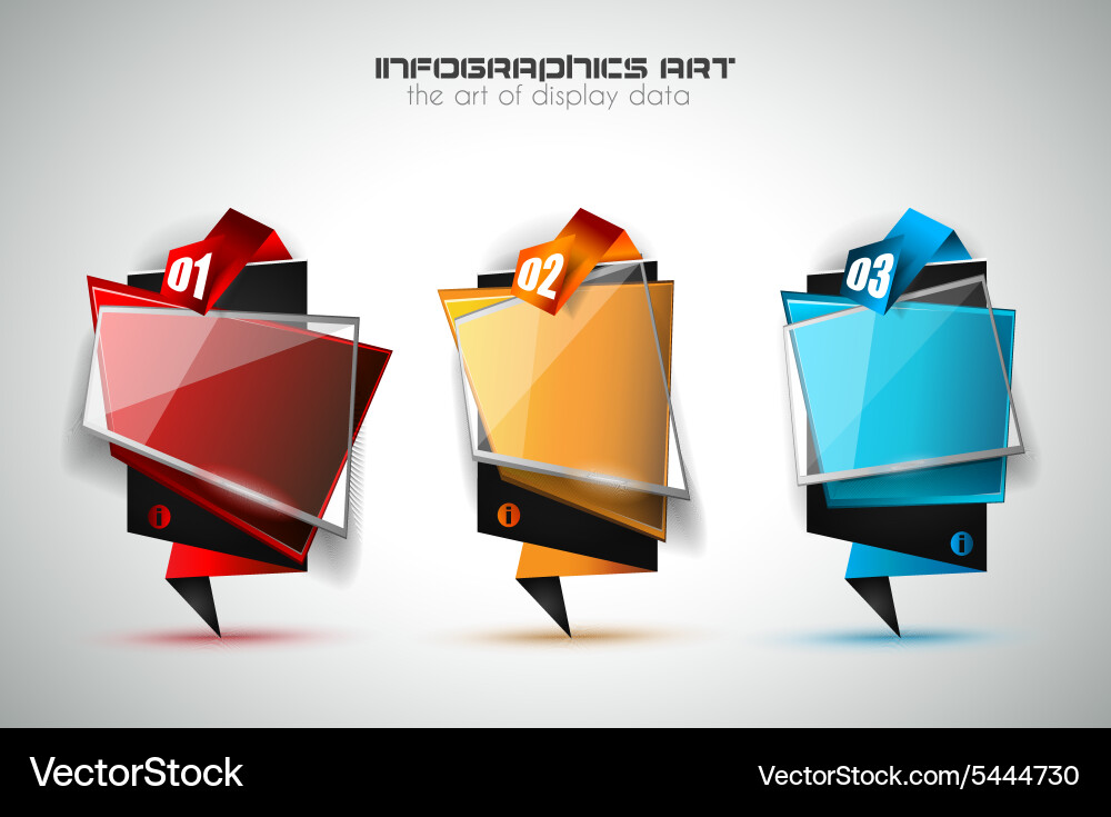 Infographic layout for infocharts and item Vector Image