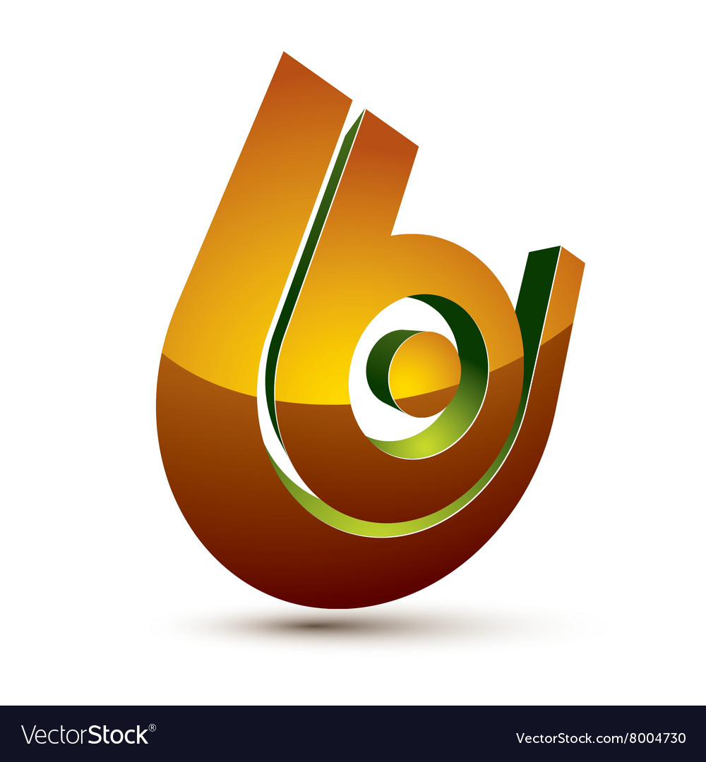 Three-dimensional colorful graphical icon isolated Three-dimensional colorful graphical icon isolated
