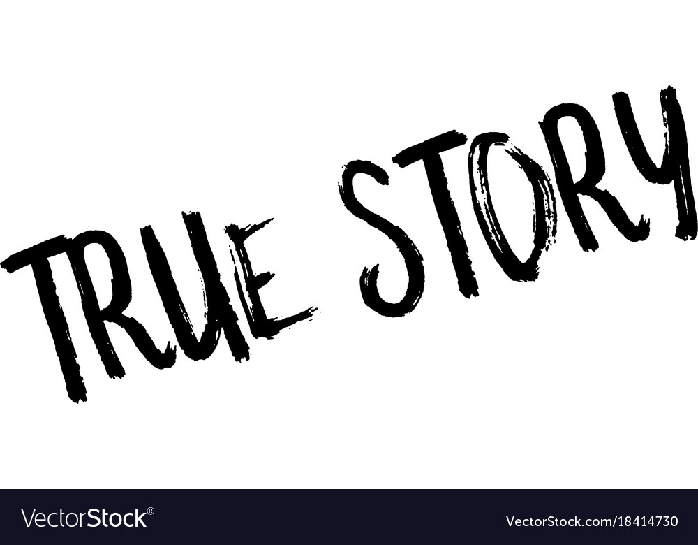 True story rubber stamp Royalty Free Vector Image