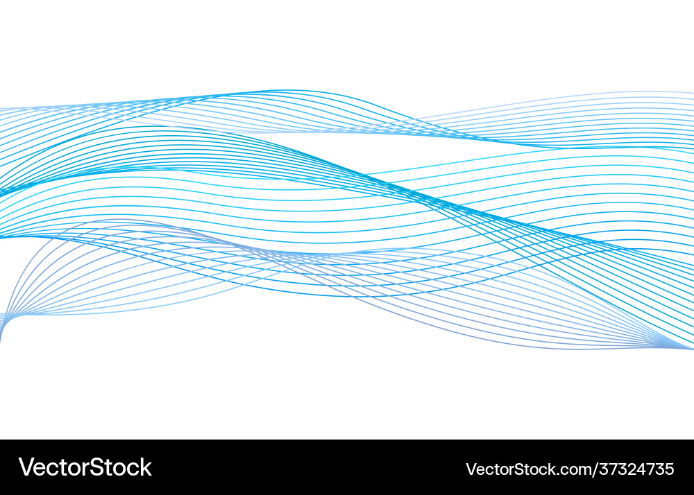 Abstract Blue Lines
