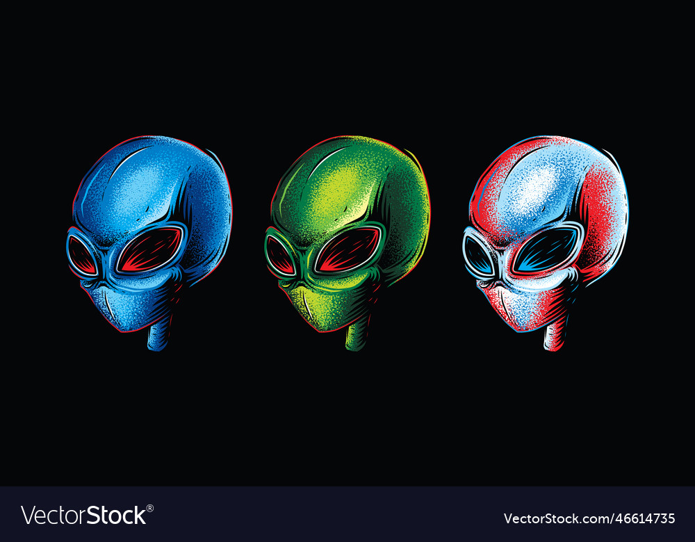 An alien Royalty Free Vector Image - VectorStock