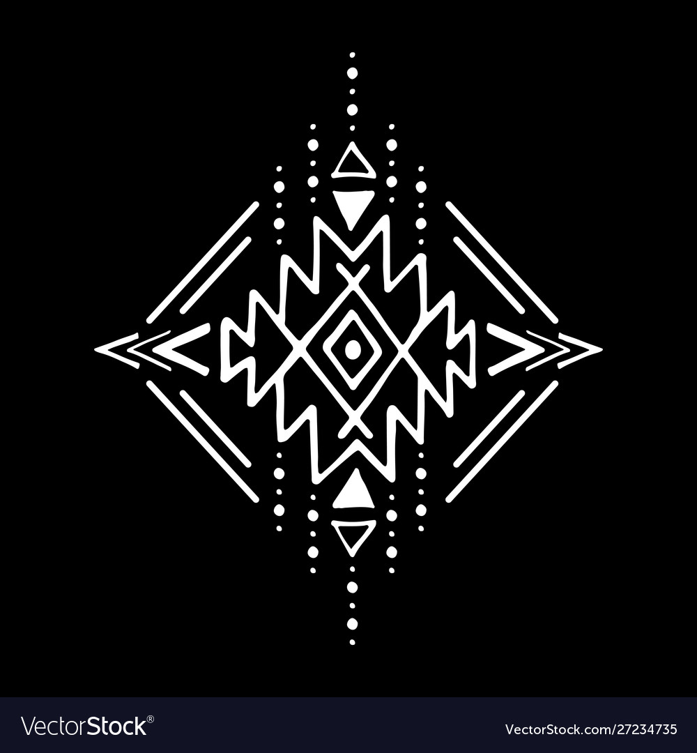 Aztec element Royalty Free Vector Image - VectorStock