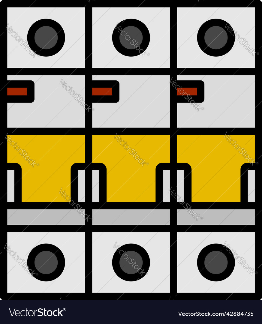 Circuit breaker icon Royalty Free Vector Image Circuit breaker icon Royalty Free Vector Image