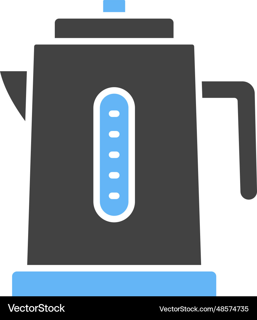 Electric kettle icon image Royalty Free Vector Image