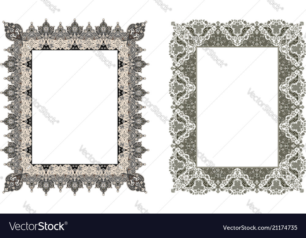 Square elegant frame Royalty Free Vector Image