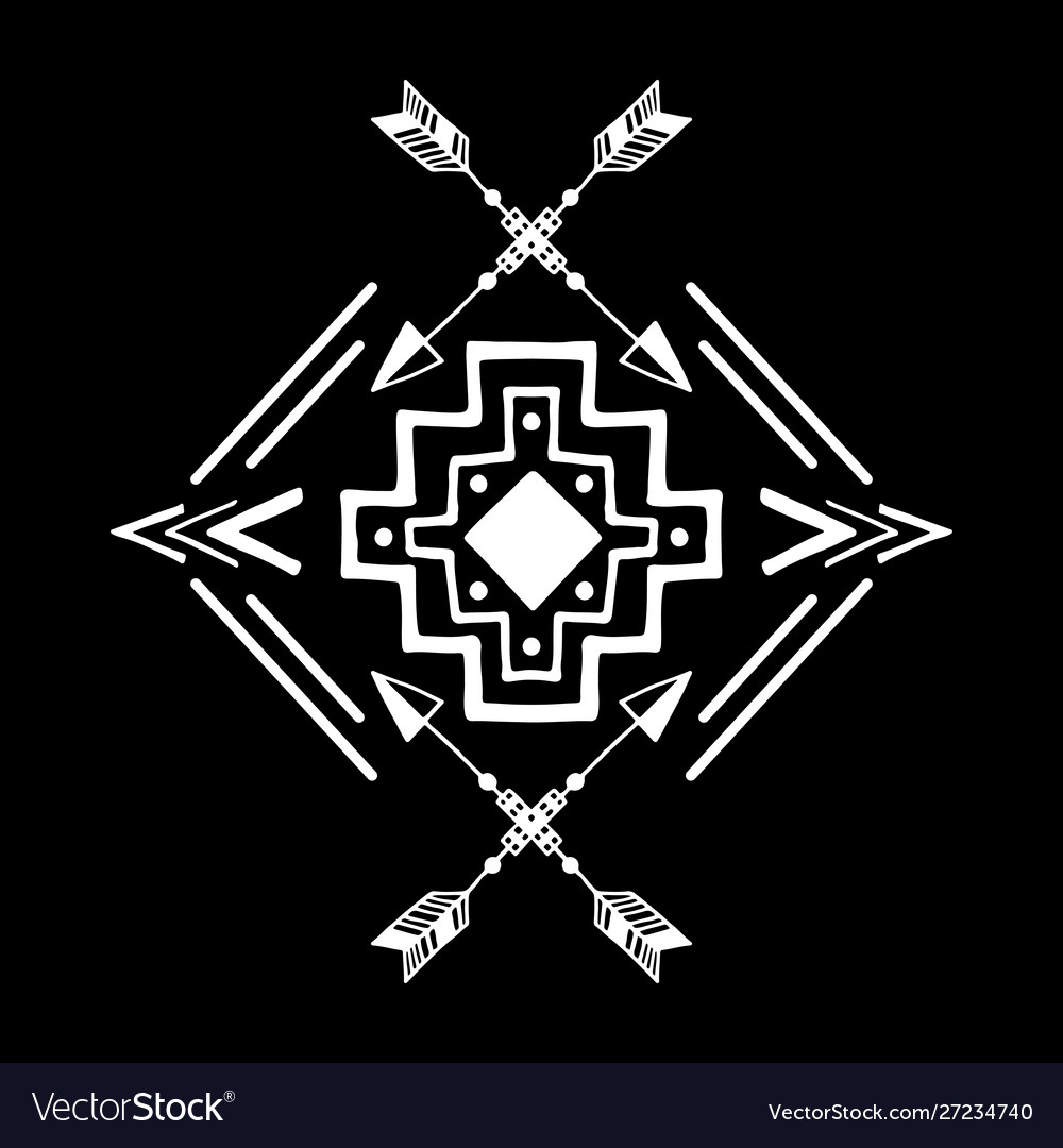 Aztec element Royalty Free Vector Image - VectorStock