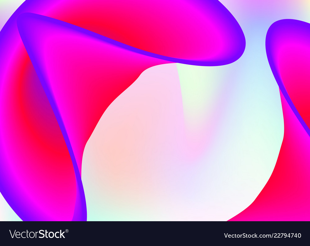 Liquid fluid background with dynamic elements Vector Image