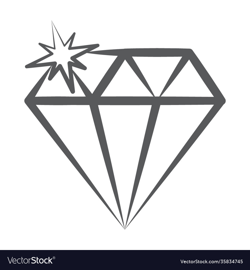 Diamond Royalty Free Vector Image - VectorStock