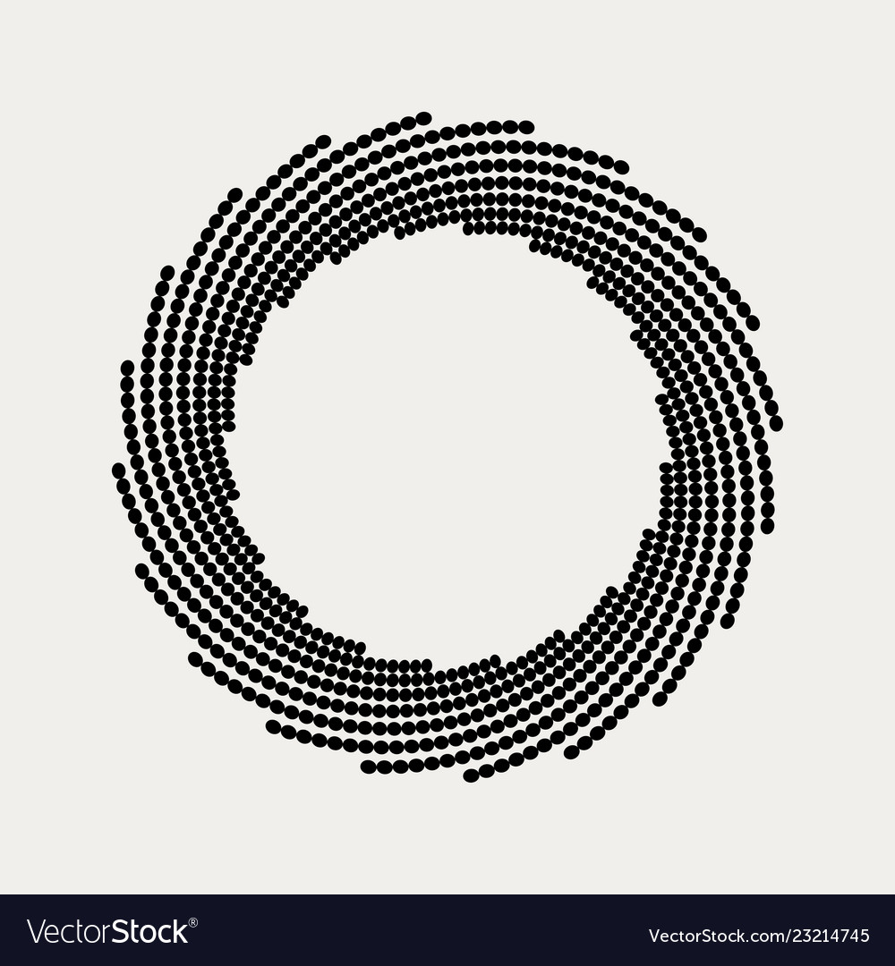 Halftone dots forms Royalty Free Vector Image - VectorStock