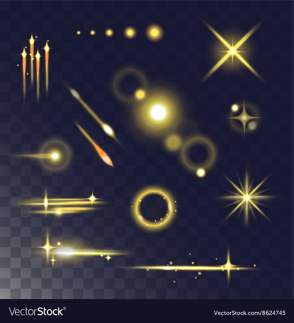 Light effect Royalty Free Vector Image - VectorStock