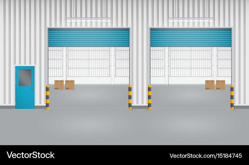 Shutter door Royalty Free Vector Image - VectorStock