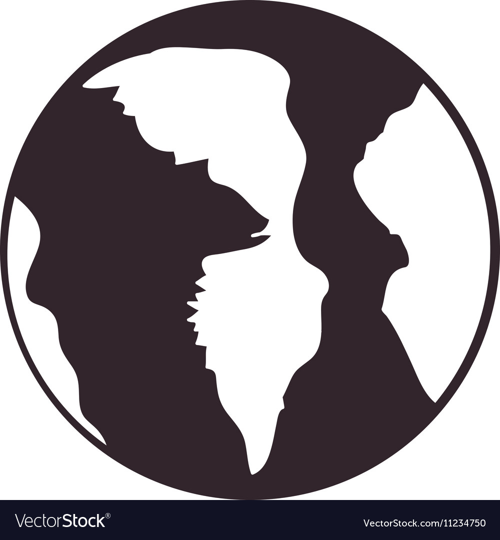 Earth planet icon Royalty Free Vector Image - VectorStock