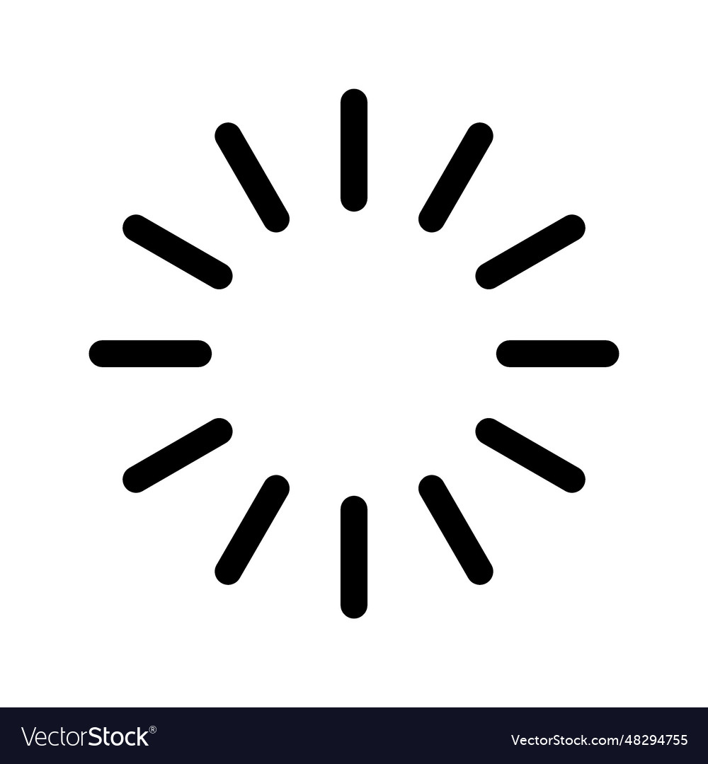 Loading icon Royalty Free Vector Image - VectorStock