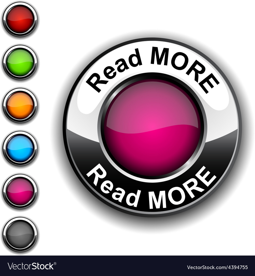 Read more button Royalty Free Vector Image - VectorStock